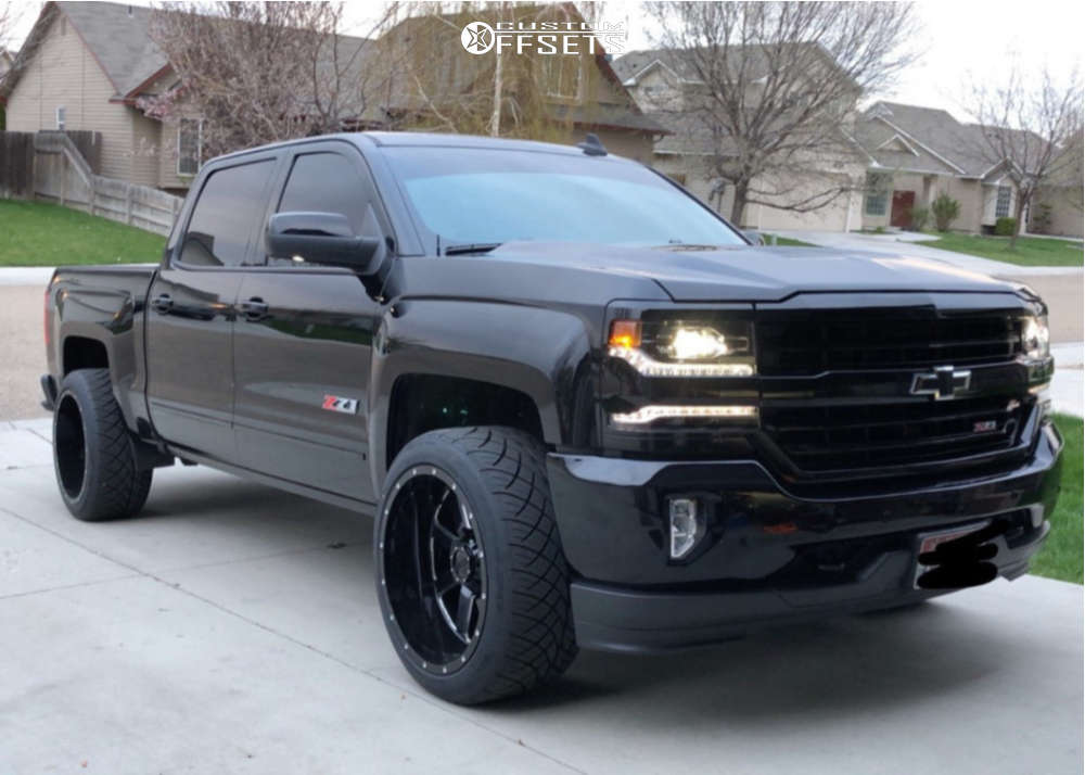2018 Chevrolet Silverado 1500 with 22x12 -44 Gear Off-Road Big Block ...