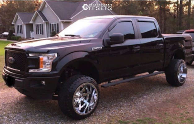 2018 Ford F-150 with 22x14 -76 Fuel Maverick and 33/12.5R22 Nitto Ridge ...