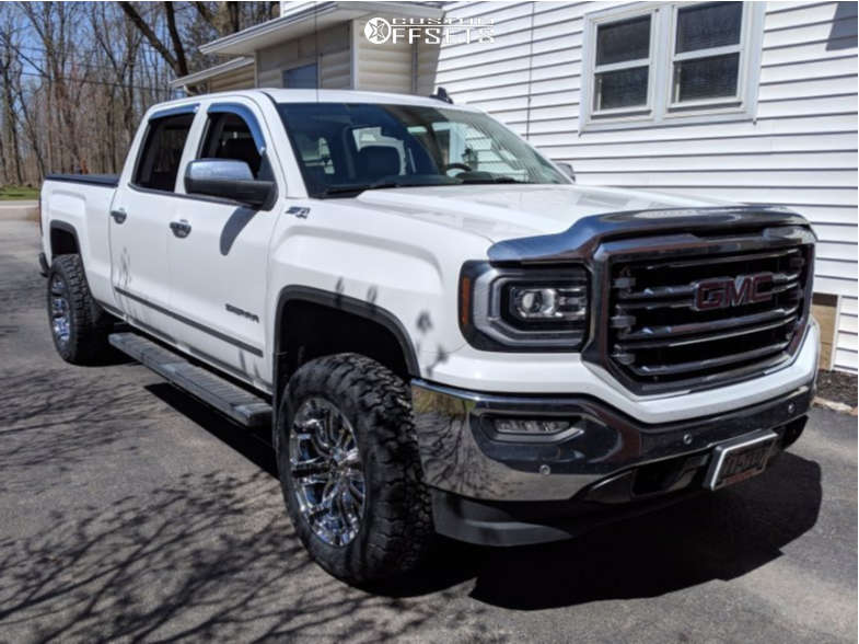 2016 GMC Sierra 1500 with 20x10 -25 RBP 94r and 305/55R20 AMP Pro At ...