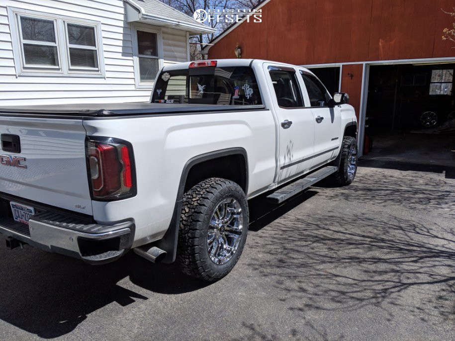 2016 GMC Sierra 1500 with 20x10 -25 RBP 94r and 305/55R20 AMP Pro At ...