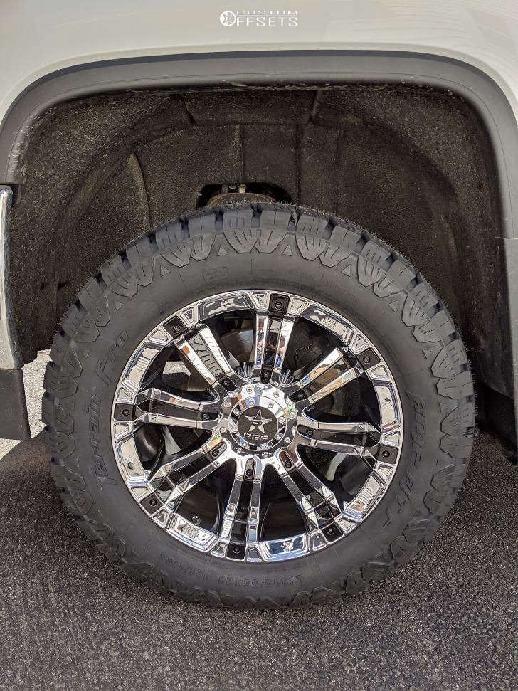 2016 GMC Sierra 1500 with 20x10 -25 RBP 94r and 305/55R20 AMP Pro At ...