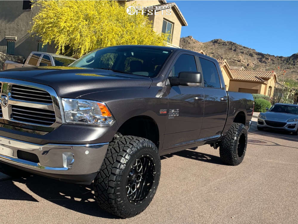 2019 Ram 1500 Classic with 20x12 -44 Hardrock Gunner H705 and 35/12 ...