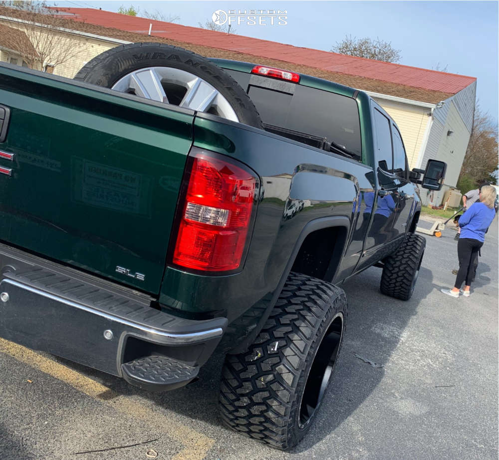 2015 GMC Sierra 1500 with 22x14 -76 TIS 544BM and 355/40R22 Nitto Trail ...