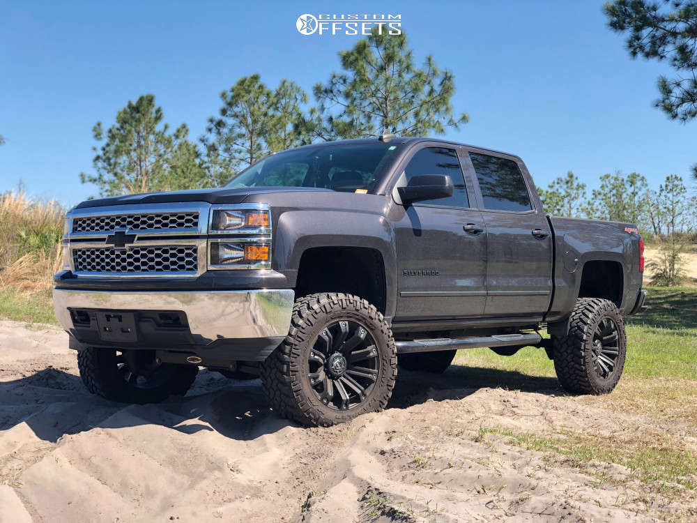 2015 Chevrolet Silverado 1500 Aggressive > 1" Outside Fender Suspension ...