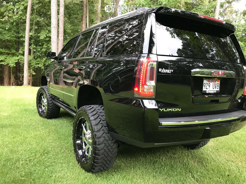 2016 GMC Yukon with 22x10 -13 Fuel Renegade and 35/12.5R22 Toyo Tires ...