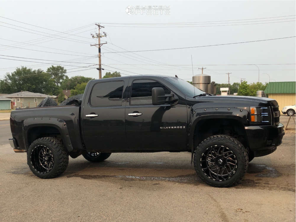 2009 Chevrolet Silverado 1500 with 22x14 -76 TIS 544bm and 325/50R22 ...