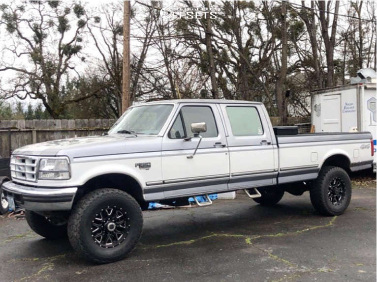 1996 Ford F-350 with 18x9 12 Ultra Hunter and 305/70R18 Mickey Thompson ...