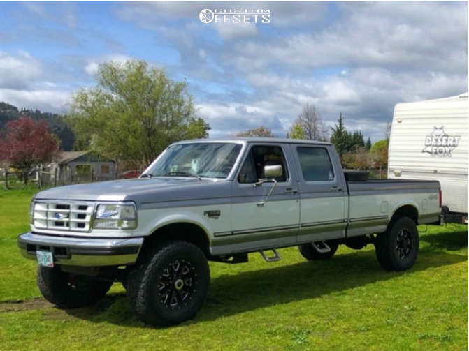 1996 Ford F-350 with 18x9 12 Ultra Hunter and 305/70R18 Mickey Thompson ...