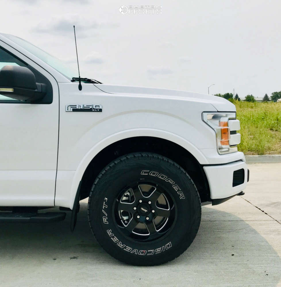 2018 Ford F-150 with 17x8.5 American Racing Patrol and 285/70R17 Cooper ...