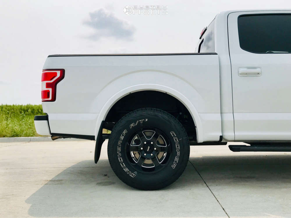 2018 Ford F-150 with 17x8.5 American Racing Patrol and 285/70R17 Cooper ...