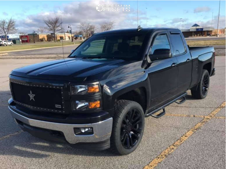 2015 Chevrolet Silverado 1500 with 22x9 24 OE Performance 158 and 285 ...