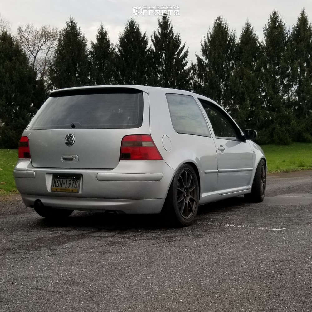 2002 Volkswagen GTI with 17x8.5 35 Sparco Assetto Gara and 235/45R17 ...