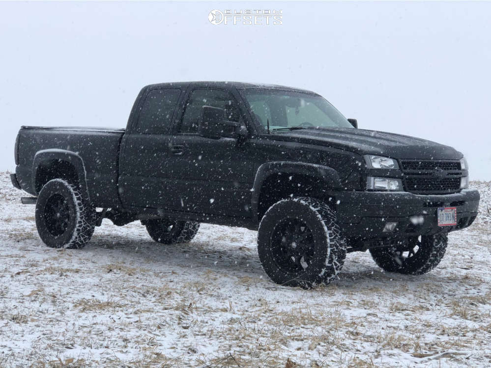 2005 Chevrolet Silverado 1500 Classic with 20x10 -25 Mayhem Warrior and ...