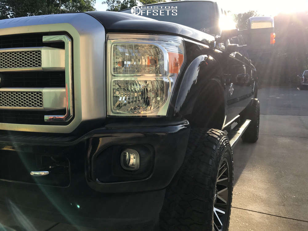 2016 Ford F-250 Super Duty with 20x10 -25 Dropstars 654mb and 37/12 ...