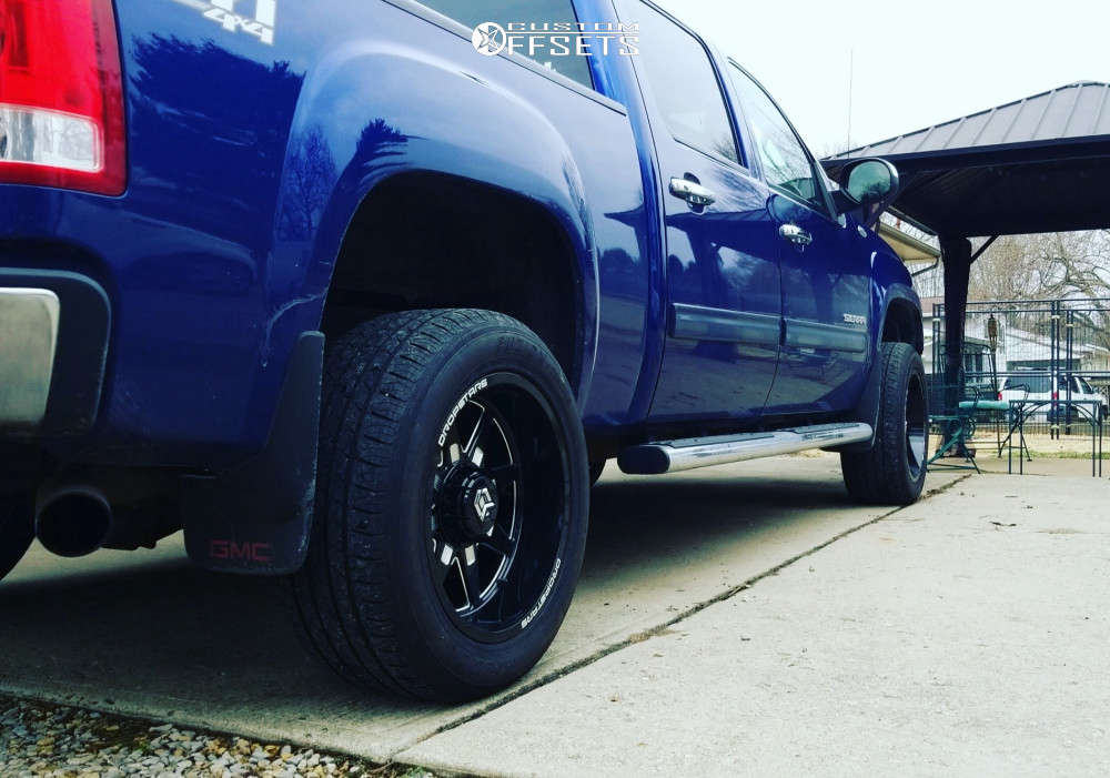 2013 GMC Sierra 1500 with 20x10 -25 Dropstars 655bm and 275/55R20 ...