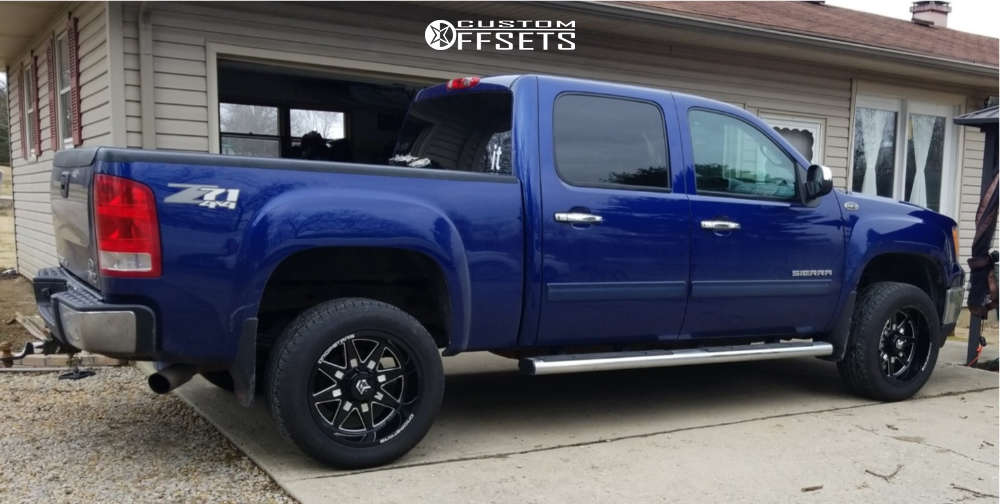 2013 GMC Sierra 1500 with 20x10 -25 Dropstars 655bm and 275/55R20 ...