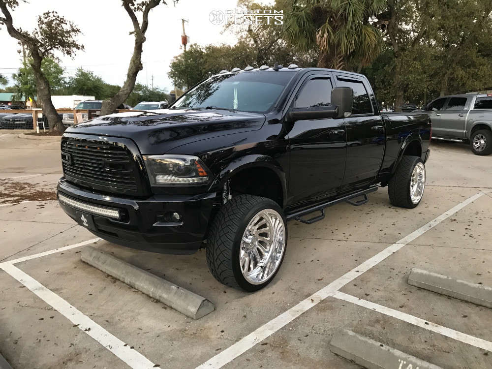2015 Ram 2500 with 24x12 -60 American Force Blur Cc and 305/35R24 Nitto ...