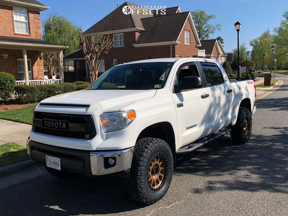 2017 Toyota Tundra with 18x9 25 Method Nv and 295/70R18 Nitto Ridge ...