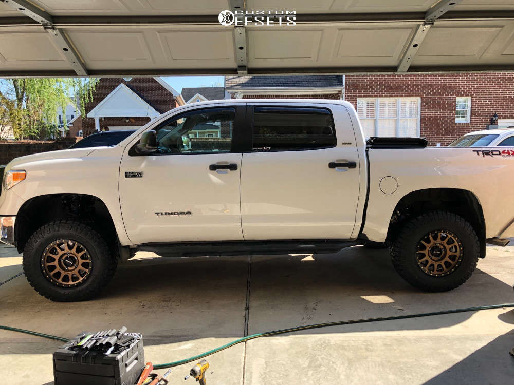 2017 Toyota Tundra with 18x9 25 Method Nv and 295/70R18 Nitto Ridge ...