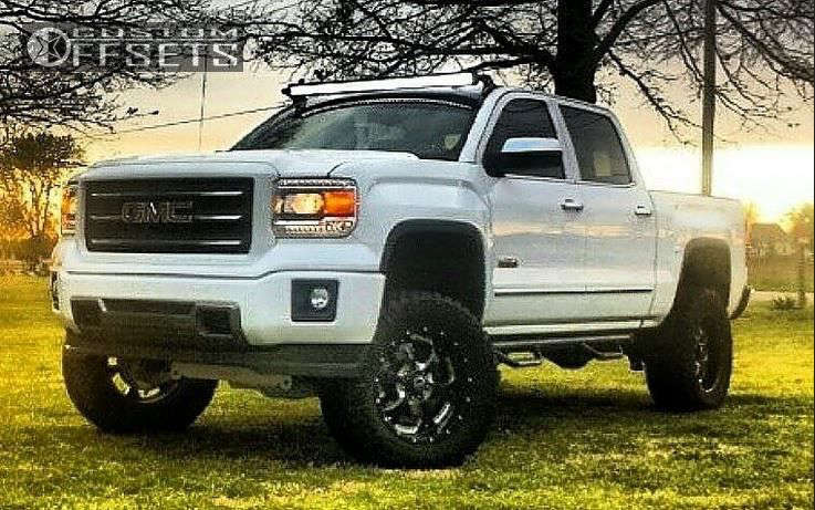 2014 GMC Sierra 1500 with 20x12 -44 BMF Novakane and 35/12.5R20 Nitto ...