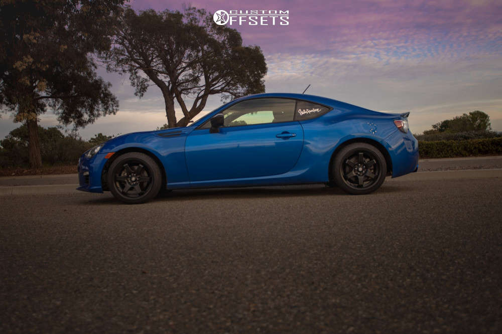 2013 Subaru BRZ with 17x7.5 42 Focal X and 215/35R17 Nitto Neo Gen and ...