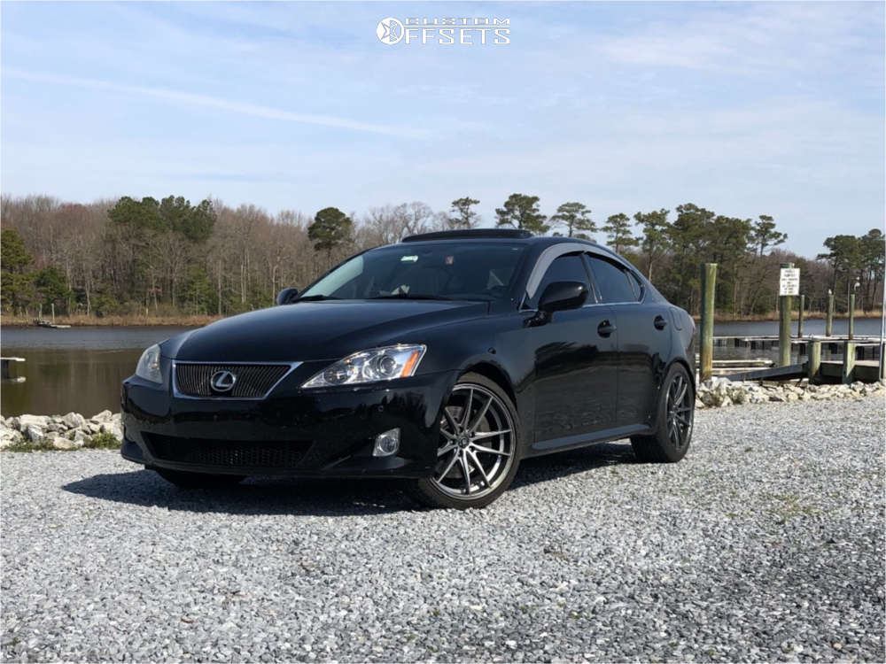 2008 Lexus IS350 with 19x8.5 30 Konig Oversteer and 235/35R19 ...