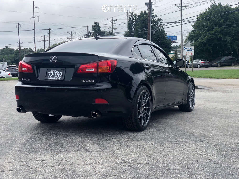 2008 Lexus IS350 with 19x8.5 30 Konig Oversteer and 235/35R19 ...