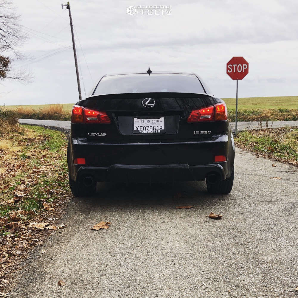 2008 Lexus IS350 with 19x8.5 30 Konig Oversteer and 235/35R19 ...