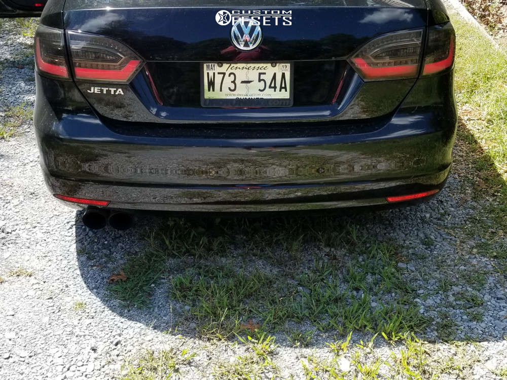 2012 Volkswagen Jetta with 19x8 45 Brada Cr-1 and 215/35R19 Achilles ...