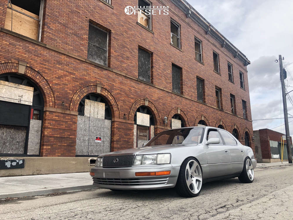 1990 Lexus LS400 with 19x8.5 35 Rotiform Tmb and 245/40R19 Nitto Nt05 ...