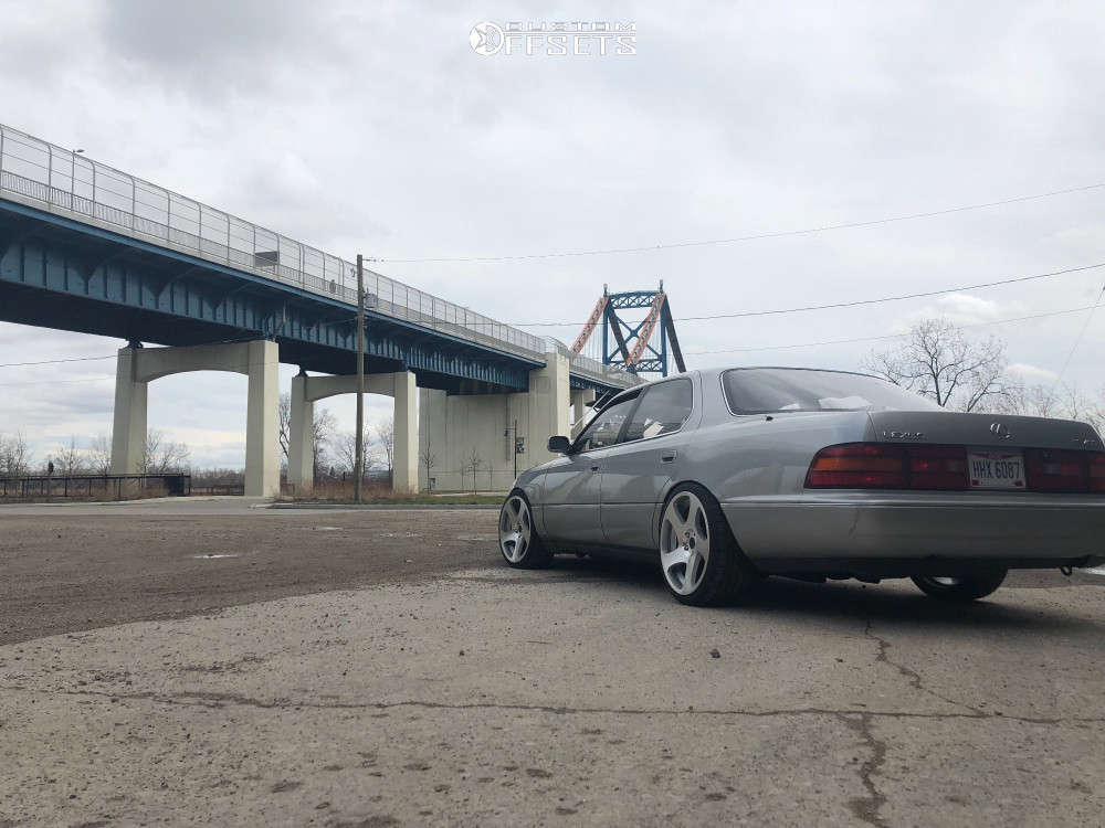 1990 Lexus LS400 with 19x8.5 35 Rotiform Tmb and 245/40R19 Nitto Nt05 ...