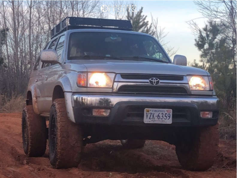 2002 Toyota 4Runner with 16x9 -12 Helo He878 and 285/75R16 Fierce ...