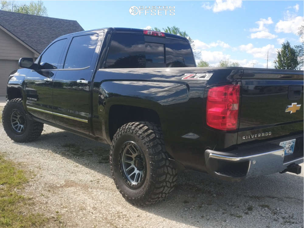 2014 Chevrolet Silverado 1500 with 17x9 -12 Vision Nemesis and 295 ...