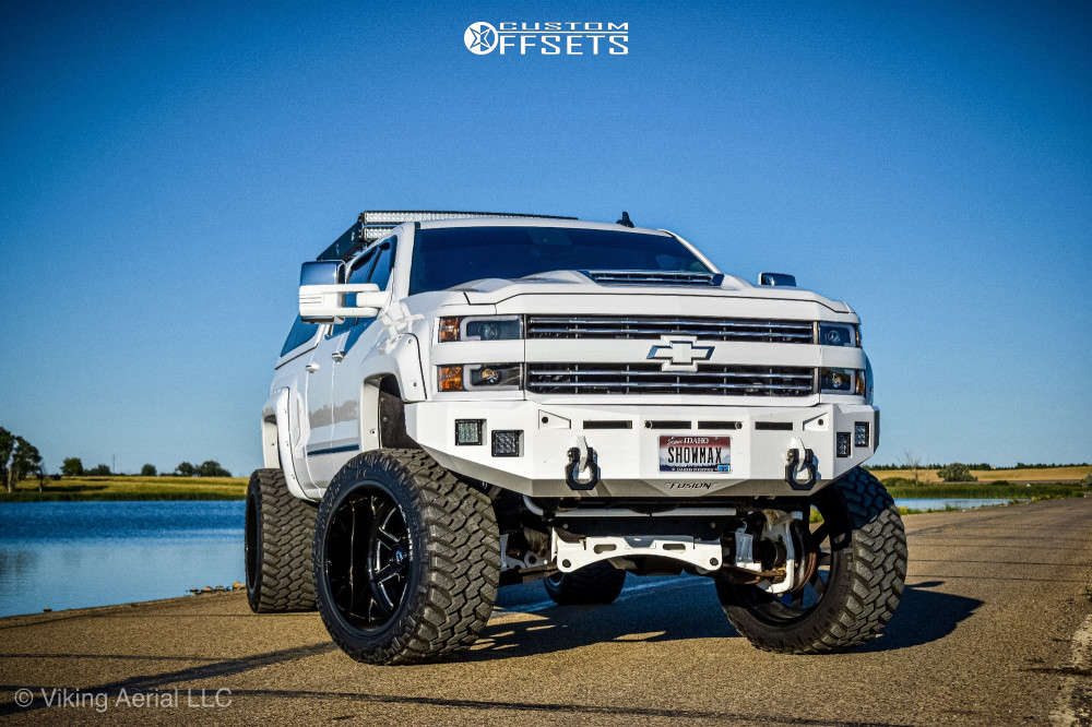 2015 Chevrolet Silverado 2500 HD with 24x14 -76 Fuel Forged Ff09 and ...