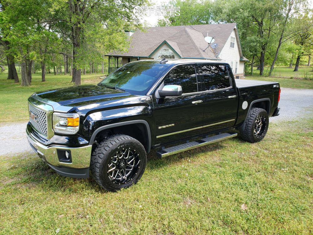 2015 GMC Sierra 1500 with 20x10 -19 Hostile Sprocket and 33/12.5R20 ...