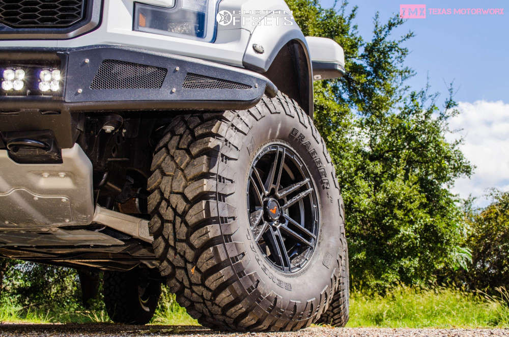 2018 Ford Raptor with 17x9 12 VenomRex Vr602 and 37/12.5R17 General ...