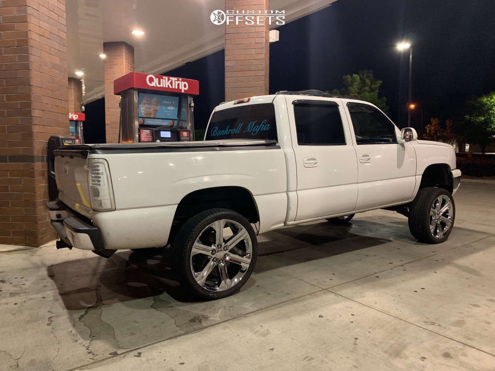 2005 Chevrolet Silverado 1500 with 24x10 30 Factory Reproductions FR47 ...