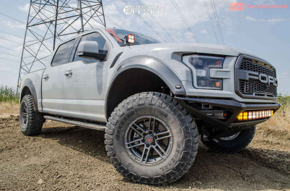 2018 Ford Raptor with 17x9 12 VenomRex Vr602 and 37/12.5R17 General ...