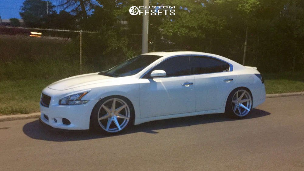 2014 Nissan Maxima with 20x10 27 Rohana Rc7 and 235/35R20 Venezia ...