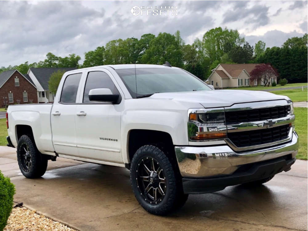 2018 Chevrolet Silverado 1500 with 20x9 1 Fuel Maverick D610 and 275 ...