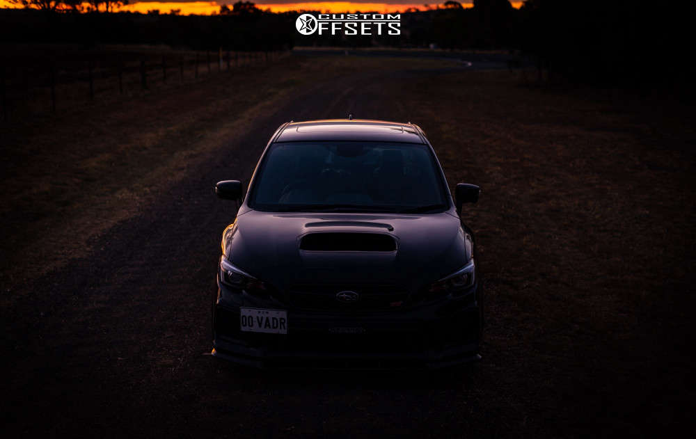 2018 Subaru WRX STI with 18x10 40 Volk Ze40 and 255/40R18 Bridgestone ...