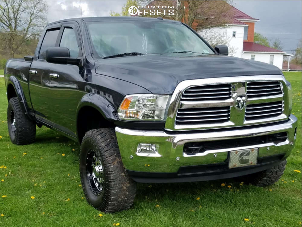 2014 Ram 2500 with 17x9 -12 XD Hoss and 35/12.5R17 Radar Renegade R7 ...