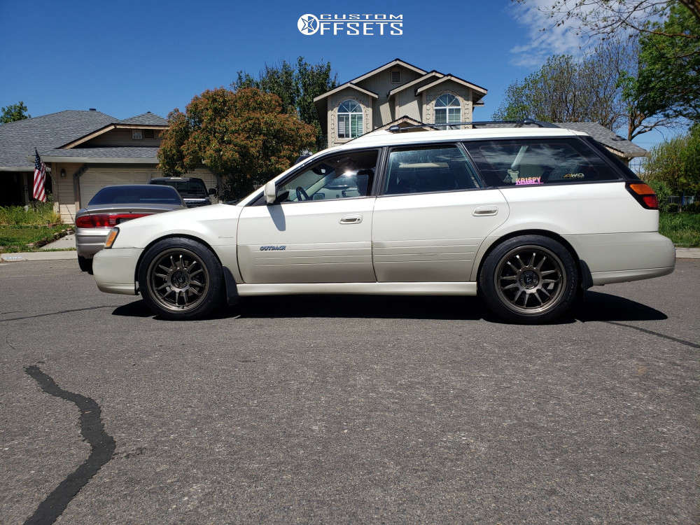 2004 Subaru Outback with 18x9 33 Cosmis Racing XT-206R and 235/50R18 ...