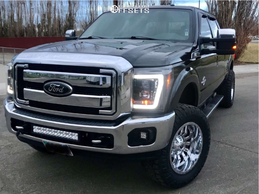 2014 Ford F-350 Super Duty with 20x10 -18 Fuel Sledge and 35/12.5R20 ...