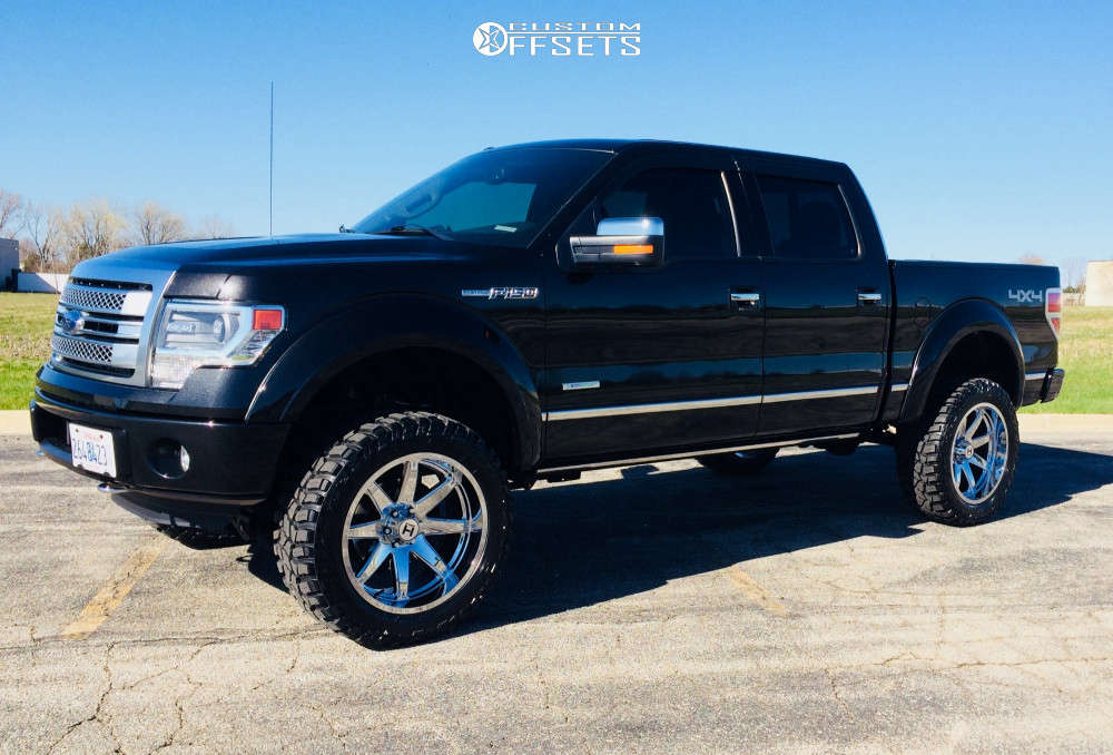 2013 Ford F-150 with 22x10 -25 Hostile Alpha and 35/12.5R22 Cooper ...
