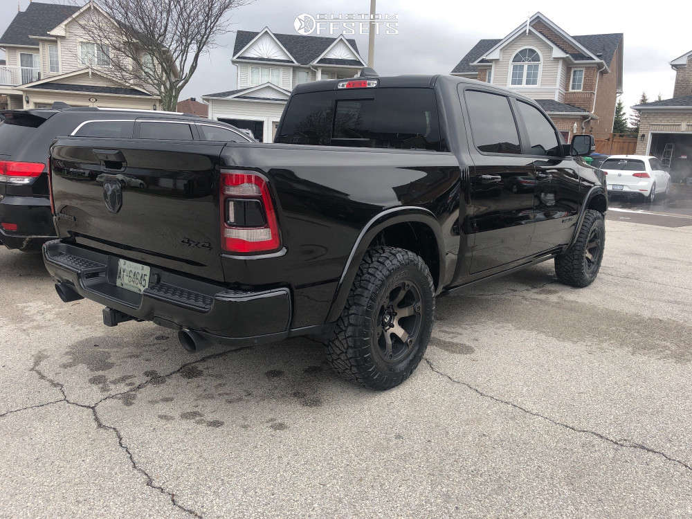 2019 Ram 1500 with 18x9 -12 Fuel Beast and 305/65R18 Nitto Ridge ...