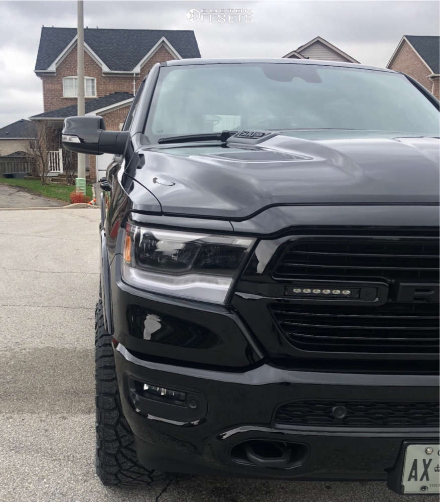 2019 Ram 1500 with 18x9 -12 Fuel Beast and 305/65R18 Nitto Ridge ...