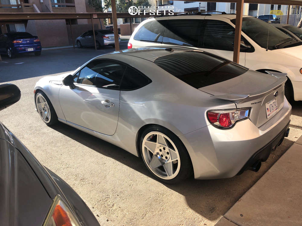 2014 Subaru BRZ with 18x8.5 35 3SDM 0.05 and 215/40R18 Nitto Neo Gen ...