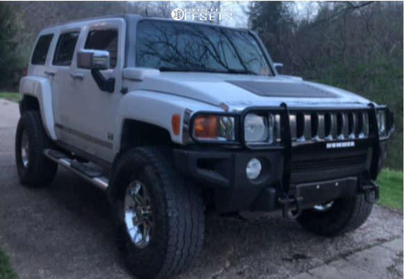2007 Hummer H3 with 16x8 10 Ultra Badlands and 315/75R16 Falken ...