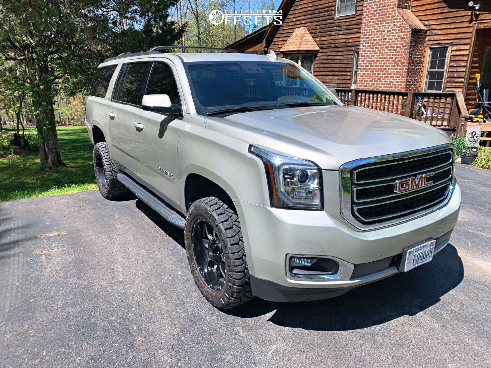 2016 GMC Yukon XL with 20x9 0 Moto Metal Mo970 and 33/12.5R20 Nitto ...